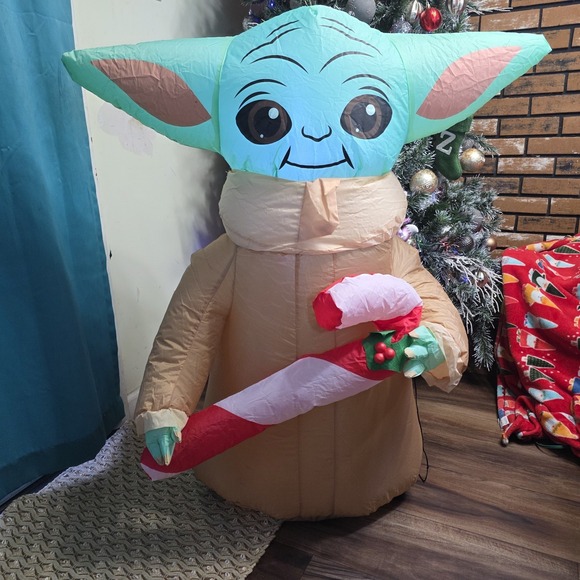 Gemmy | Holiday | Star Wars Airblown Mandalorian The Child Baby Yoda ...